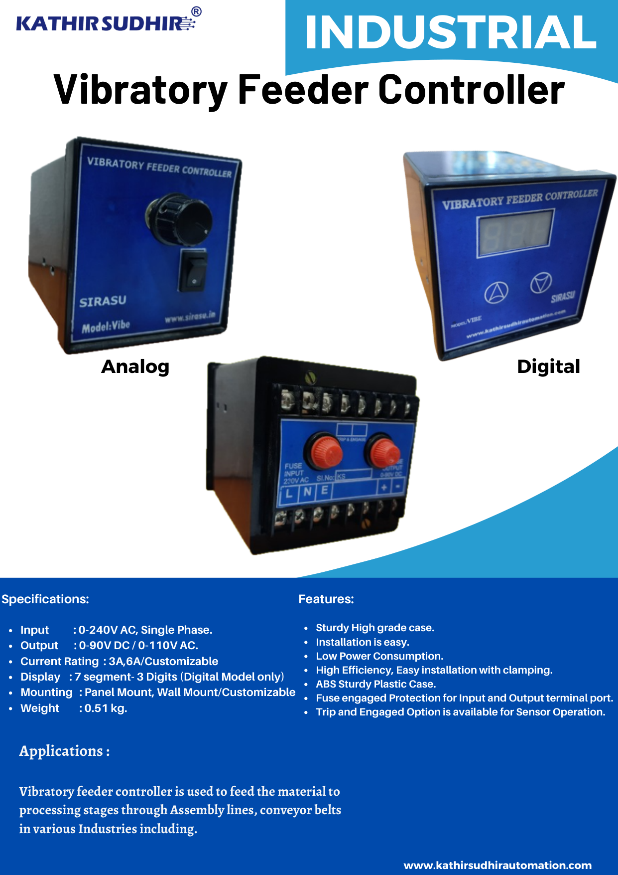 Advanced Vibratory Feeder Control Technology