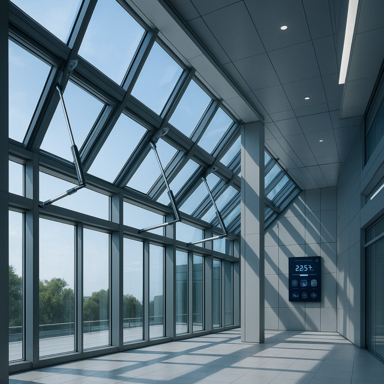 Automated Windows and Ventilation Using Electric Actuators