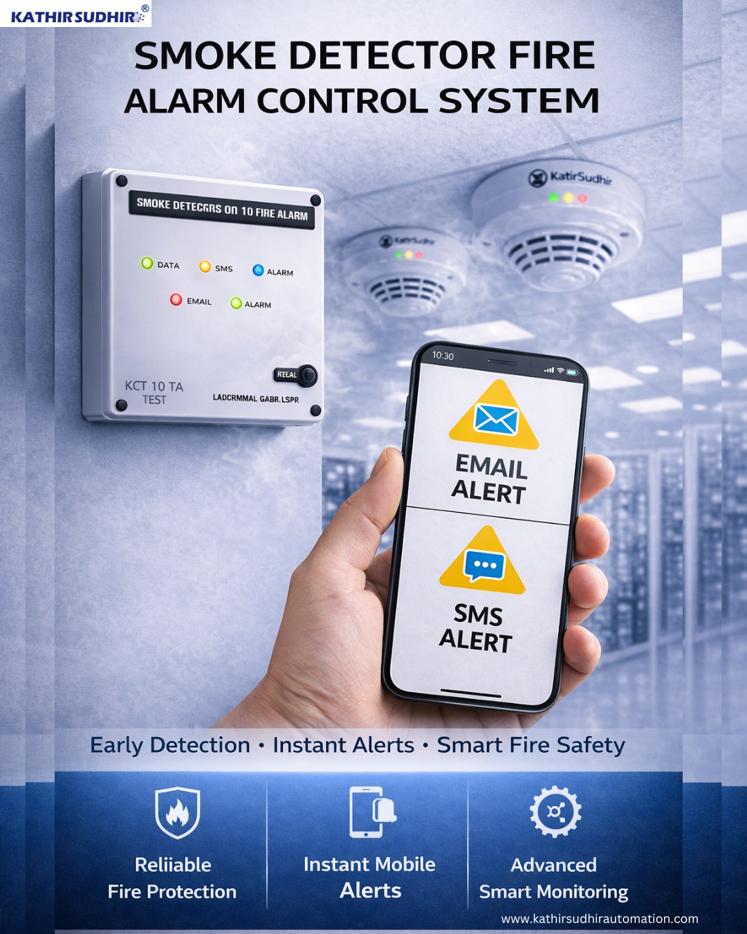 Fire alarm control system - Kathir Sudhir Automation India
